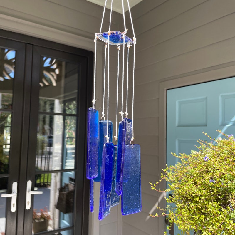 Glass Wind Chime - Etsy