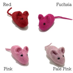 Wool Mouse Cat Toy - Choose Your Color - Etsy