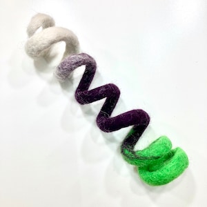 Wool Spiral Cat Toys Choose Your Color - Etsy
