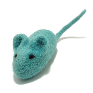Wool Mouse Cat Toy Choose Your Color - Etsy
