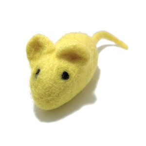 Wool Mouse Cat Toy Choose Your Color - Etsy