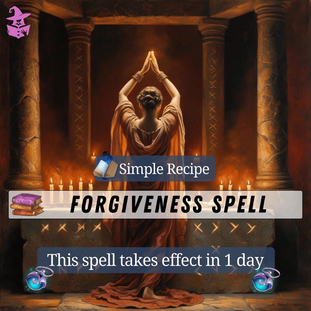 Forgiveness Spell, Emotional Release, Closure, Healing, Peace of Mind ...