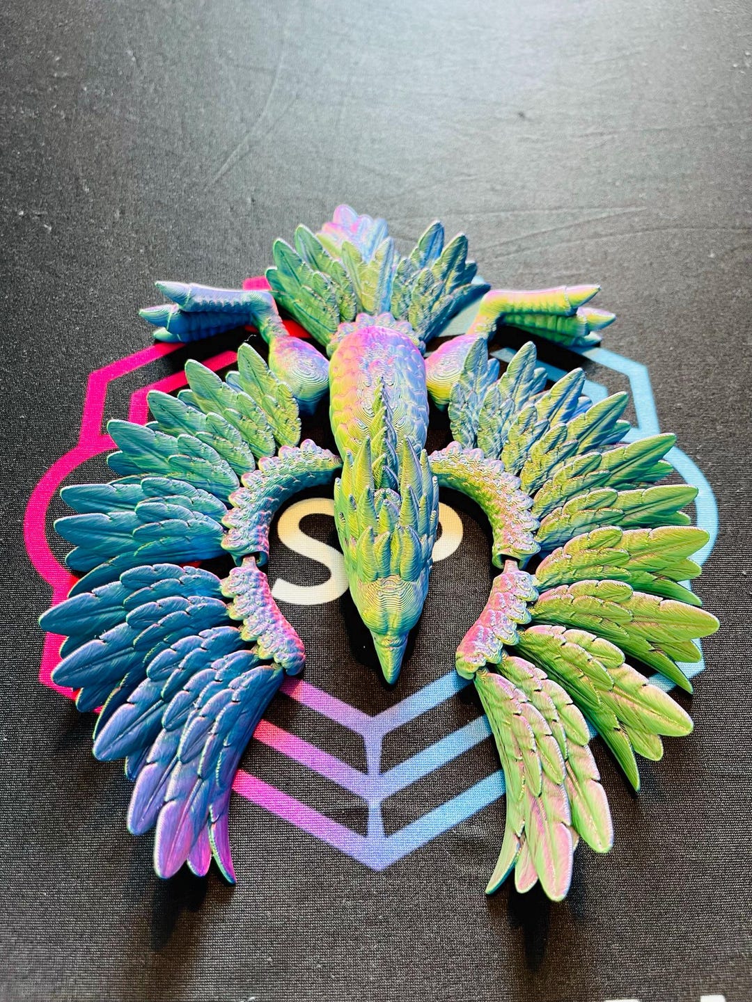 Articulated Phoenix, Fidget Toy, Flexible Phoenix, Kids Toy and Fidget ...