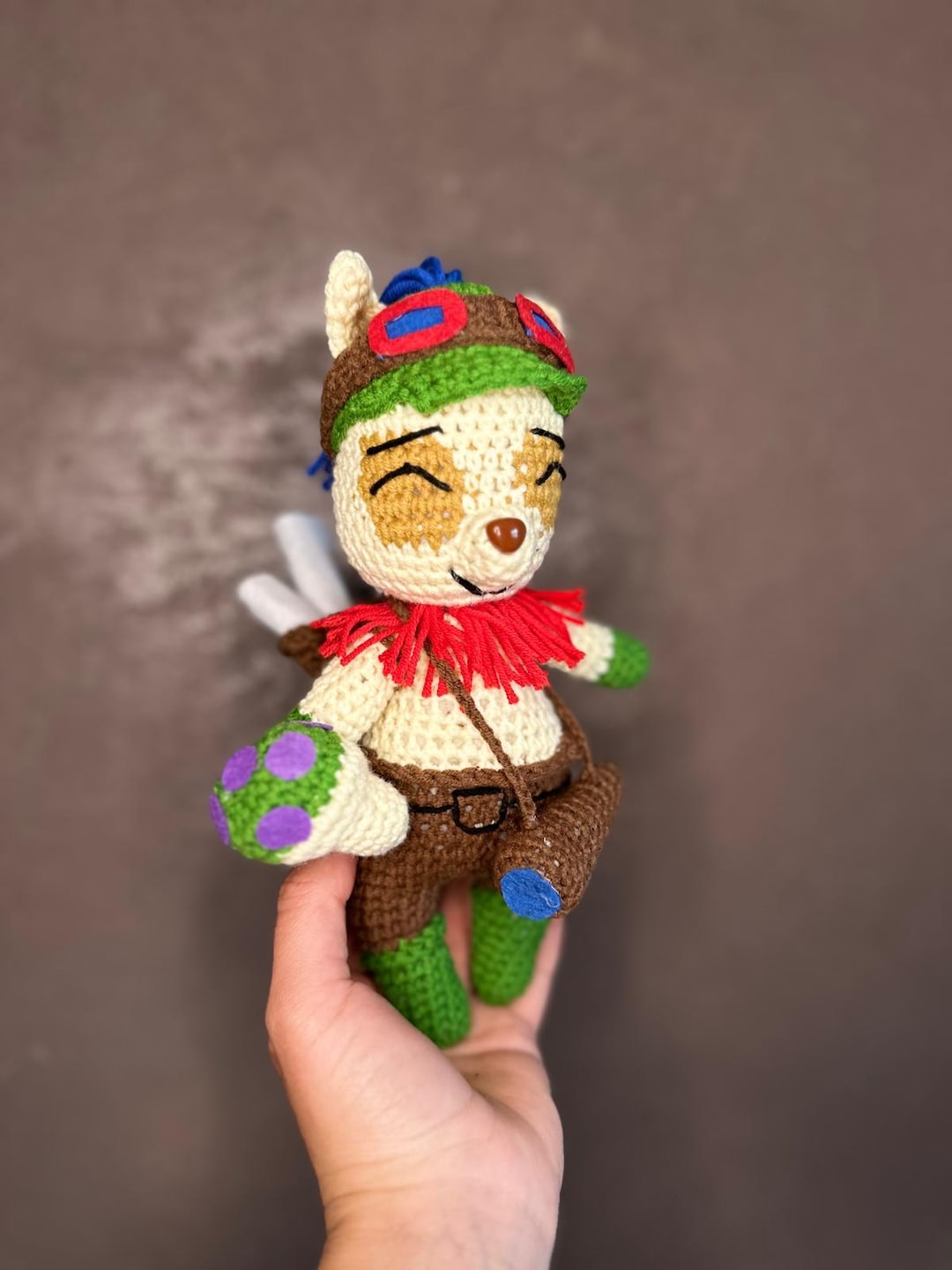 Crochet Captain Teemo, Collector’s Item Ideal for a Special Gift. - Etsy