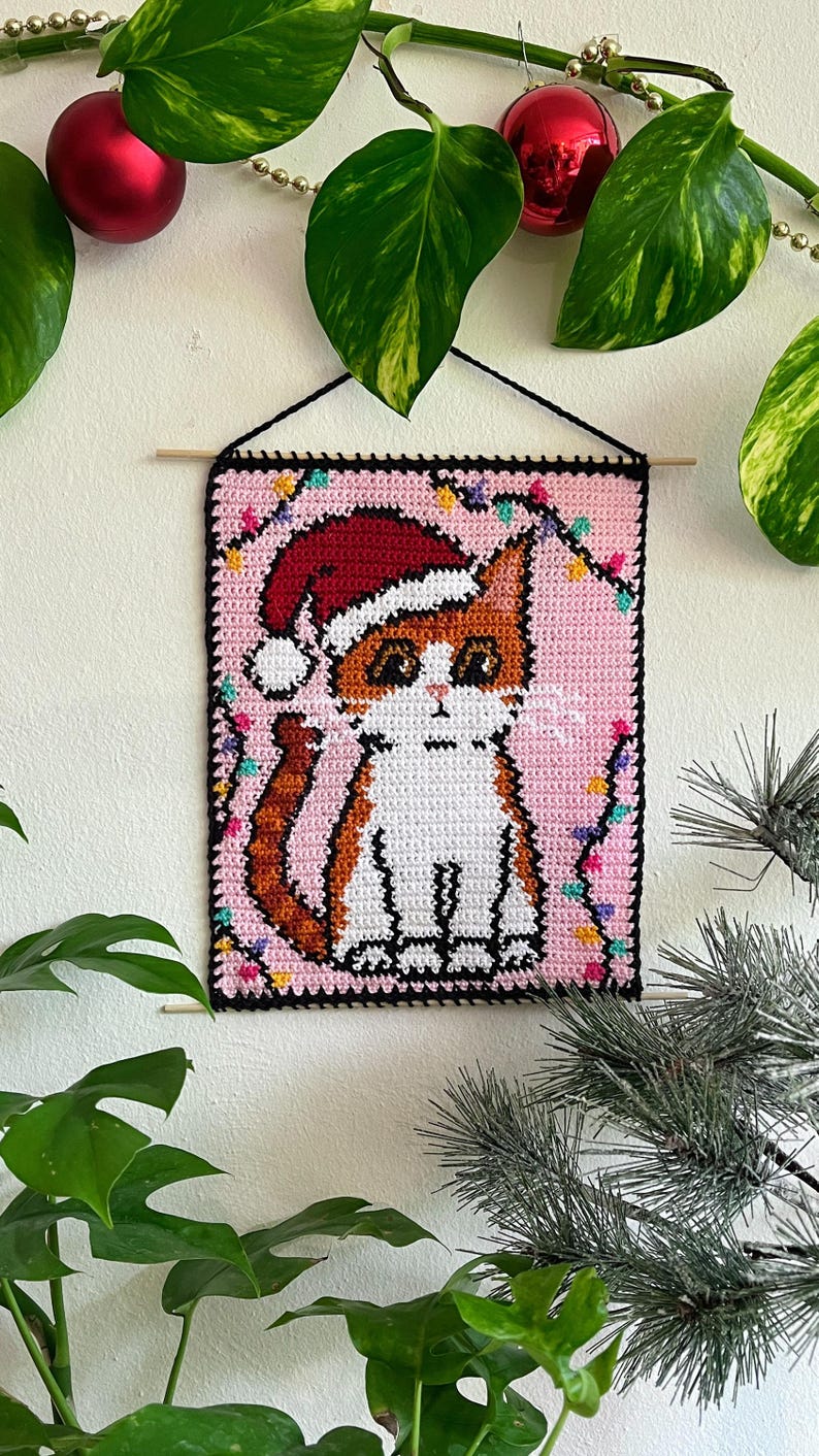 Christmas Cats Tapestry Crochet Pattern BUNDLE - Etsy