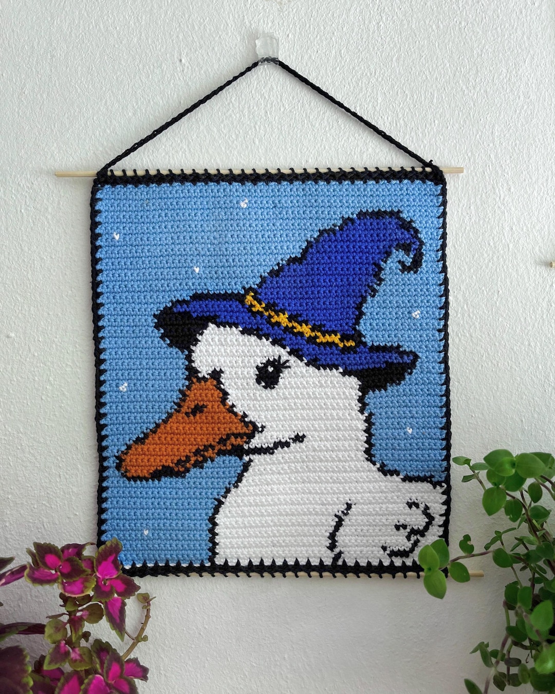 Witch Duck Tapestry Crochet Pattern - Etsy