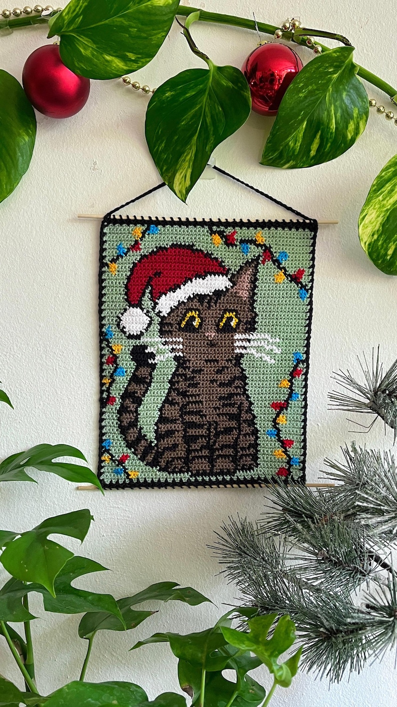 Christmas Cats Tapestry Crochet Pattern BUNDLE - Etsy