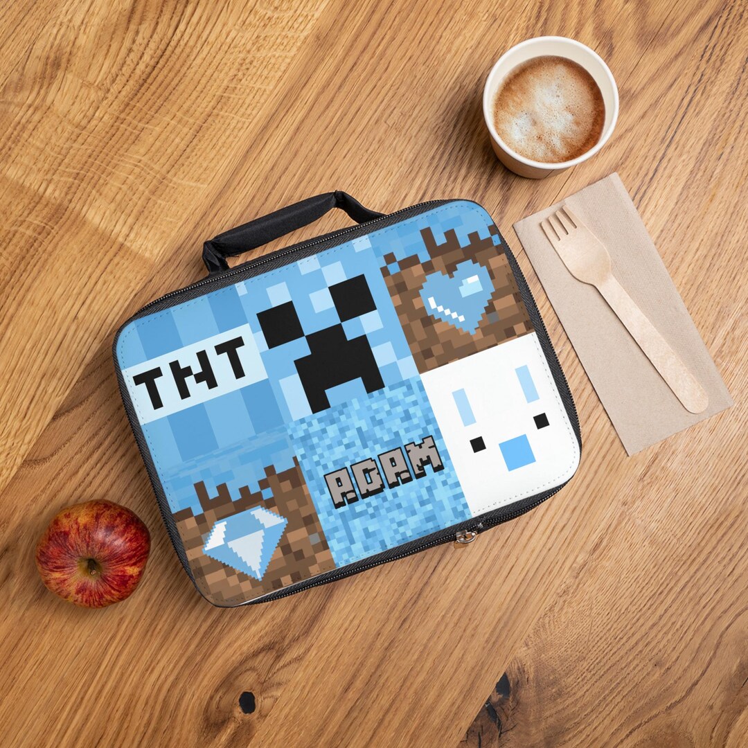 Personalized Girl Gamer Gamer Boy Blue Lunch Bag | Gamer Gift ...