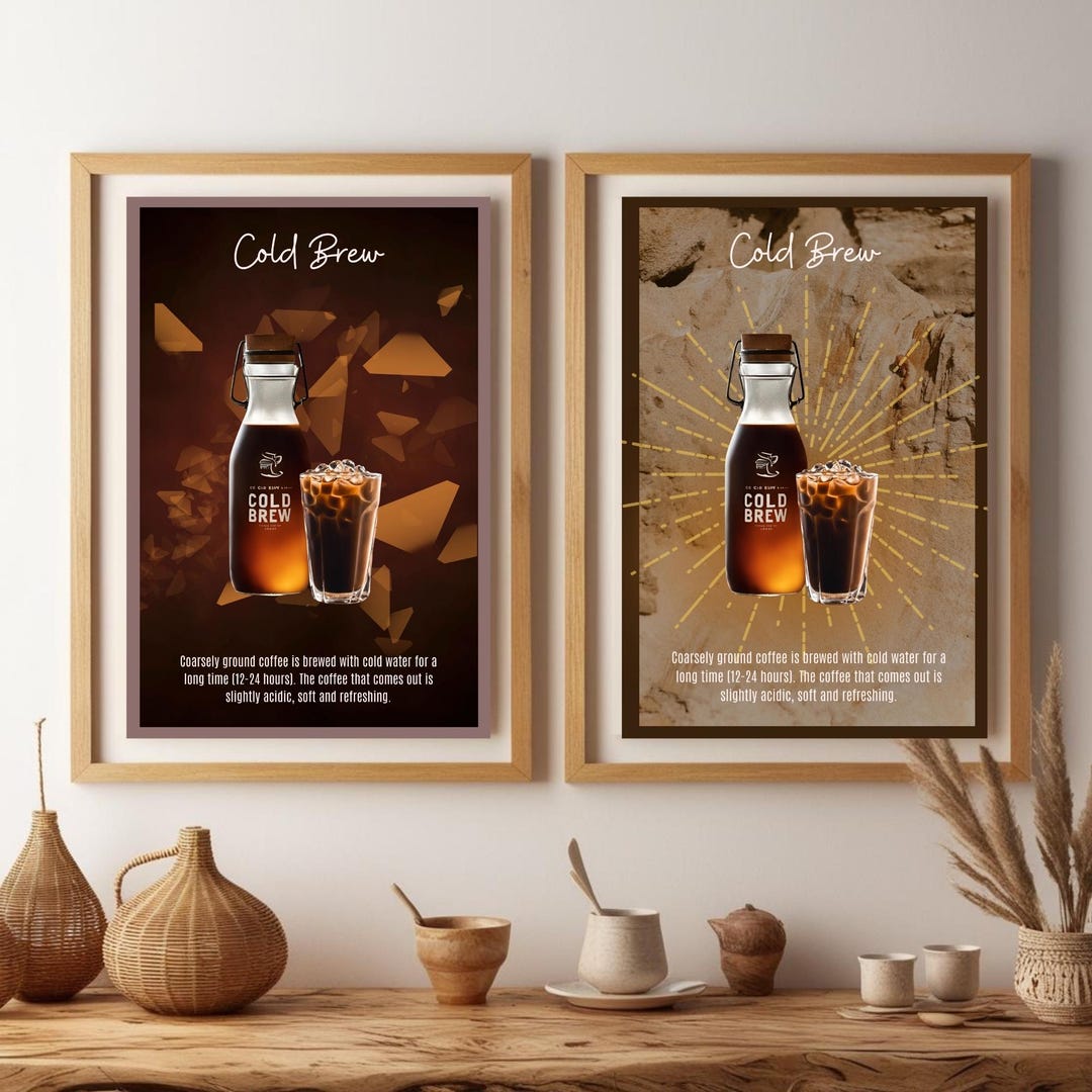 Special Cold Brew Poster Designs - Etsy