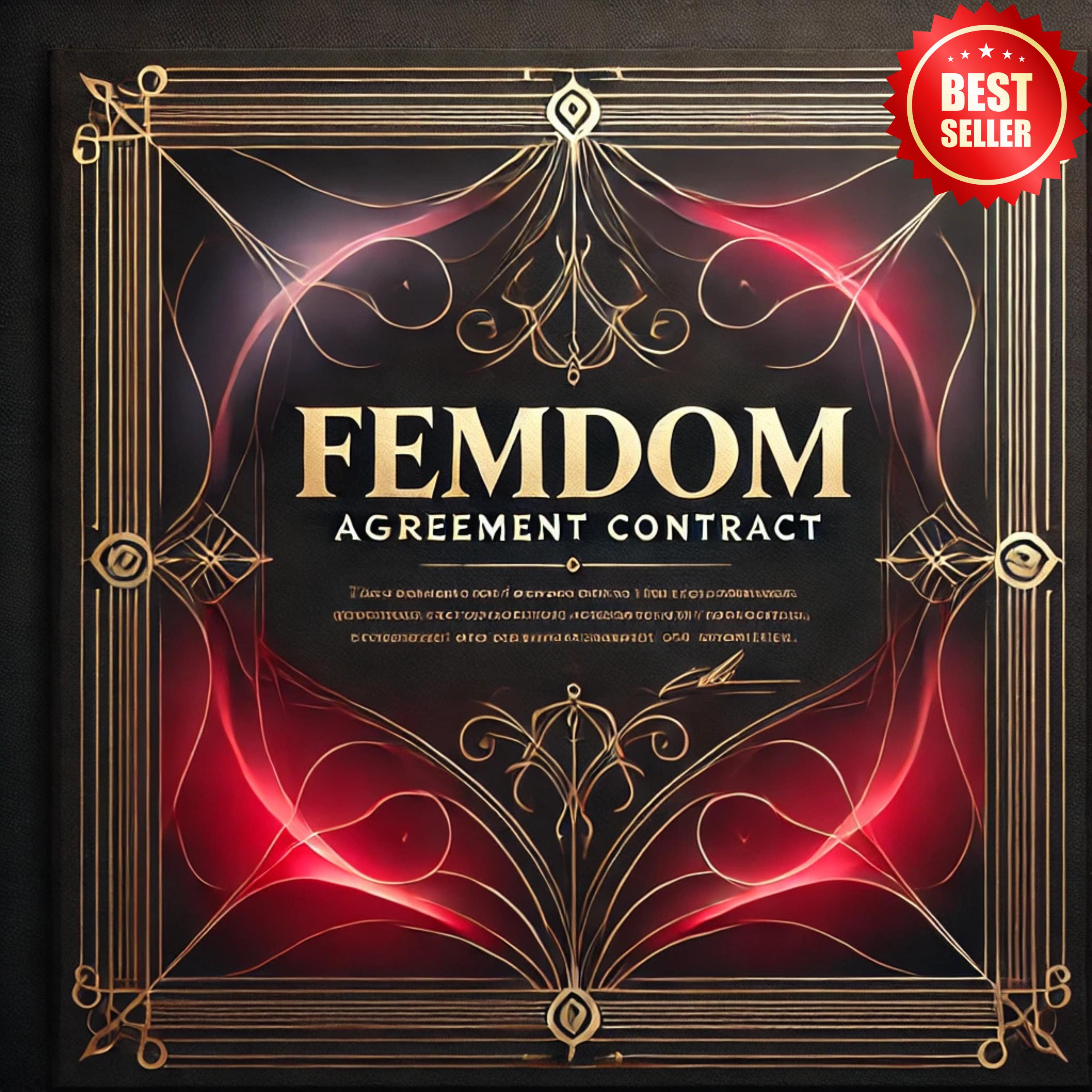 Femdom Agreement Contract – Printable PDF Template for D/s Dynamics ...