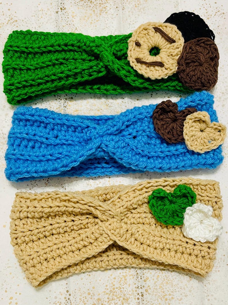 Girl Scout Cookie Season Headband, Handmade, Crochet, Ear Warmer, Gift ...