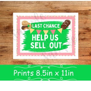 Buy Printable Girl Scout Cookie Booth Sign PDF, Poster Flyer Digital ...