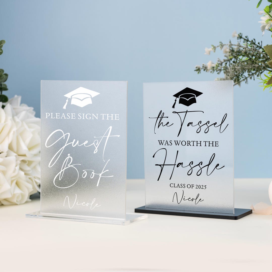 Graduation Treat Table Sign,graduation Signs Bundle,modern Graduation ...
