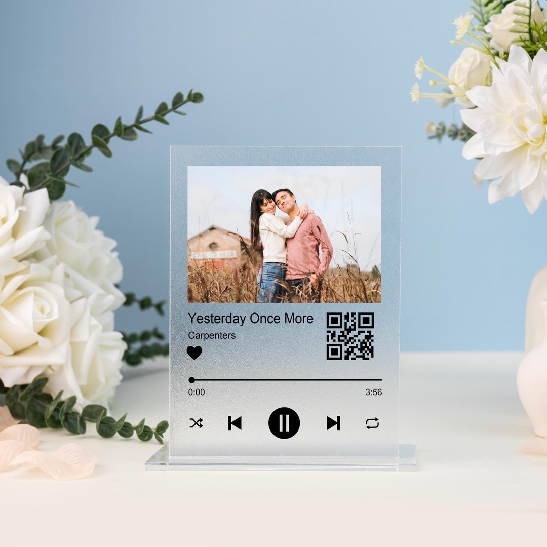 Custom Acrylic Music Plaque Song Plaque,personalized Album Cover Music ...