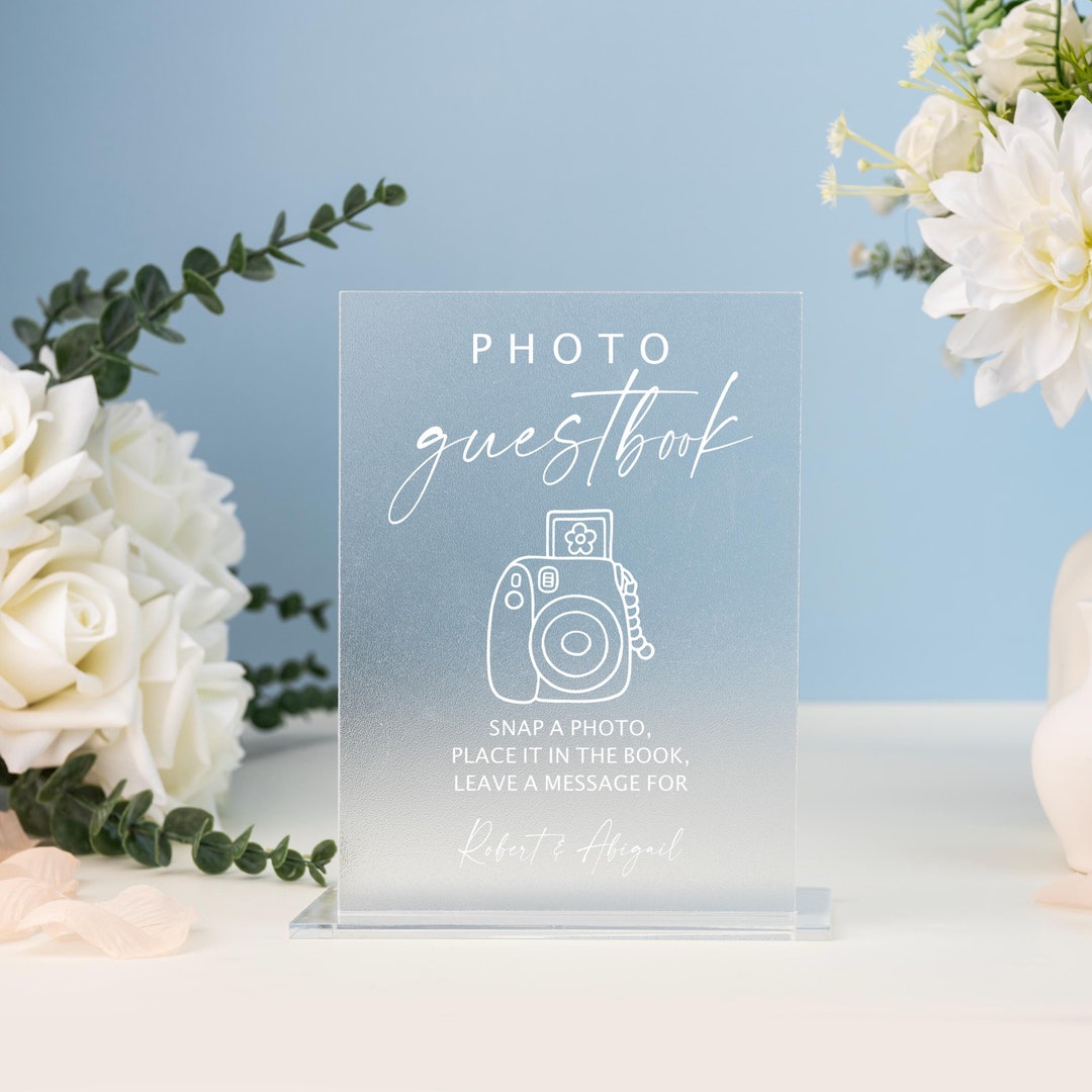 Photo Guestbook Sign,photo Guest Book Sign,polaroid Guest Book Sign ...