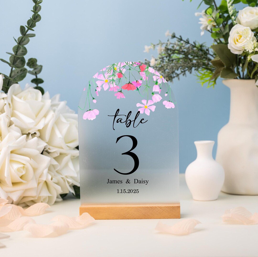 Acrylic Table Numbers,arch Table Numbers,wedding Table Numbers,modern ...