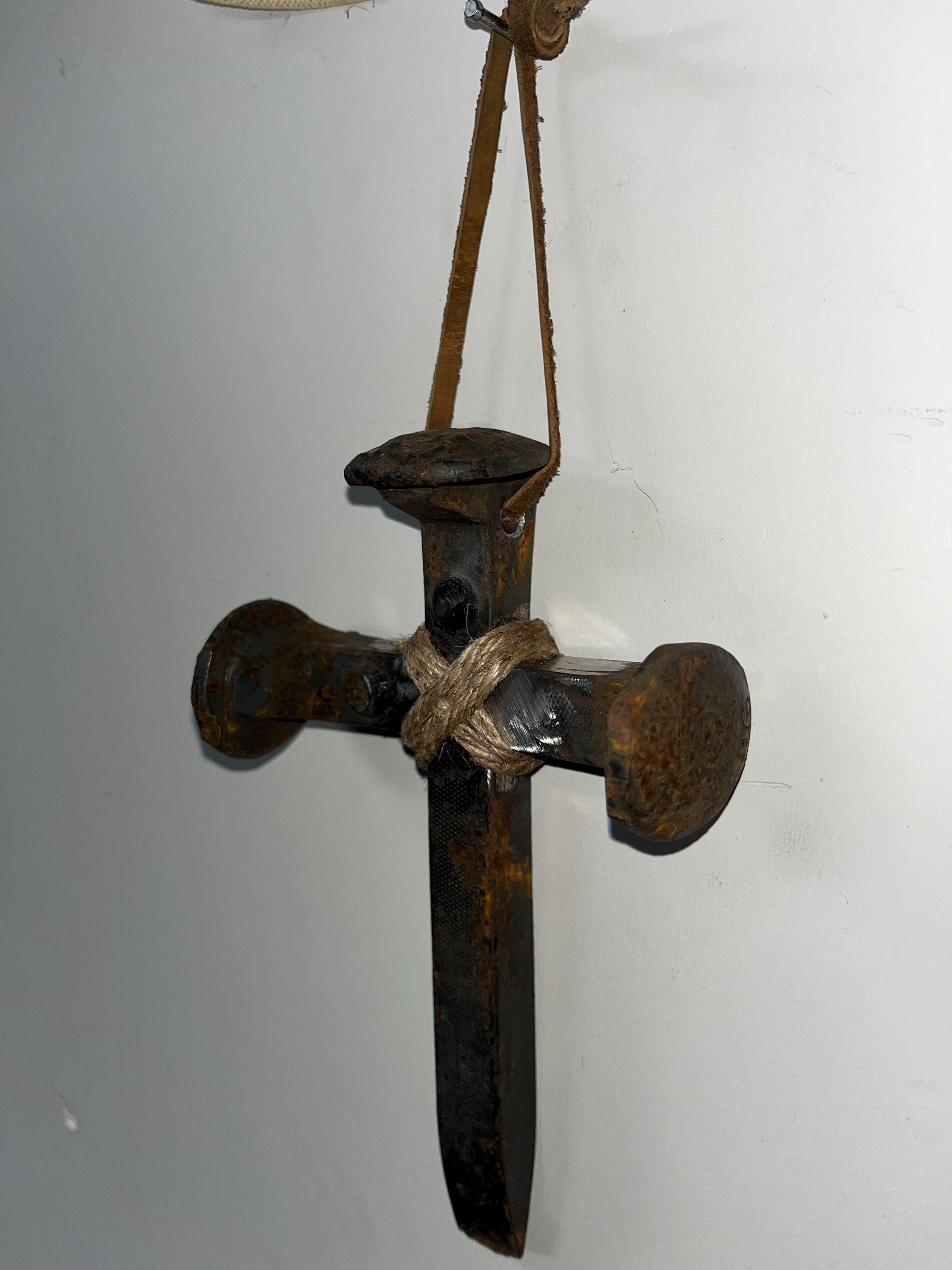 Railroad Spike Cross - Etsy