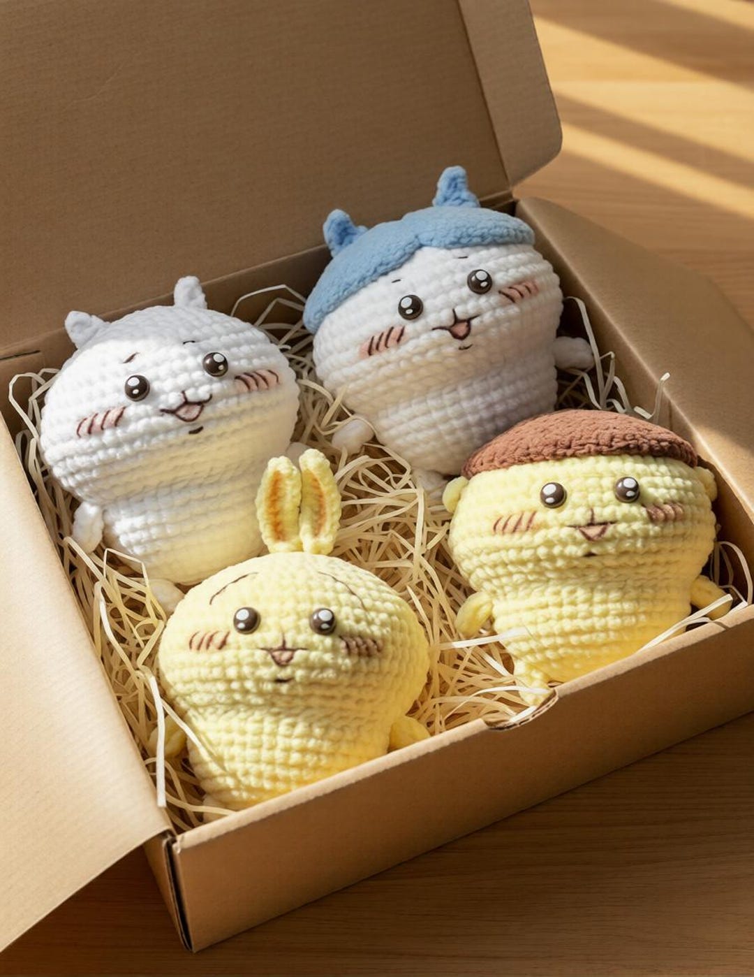 Handmade Amigurumi Crochet Animal Plush Toys | Kawaii Collector Set - Etsy