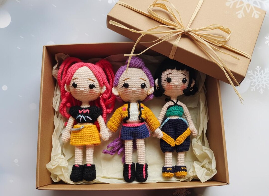 Kpop Demon Hunter Corchet Figurine,rumi &zoe Figurine Set,gift for Fans ...
