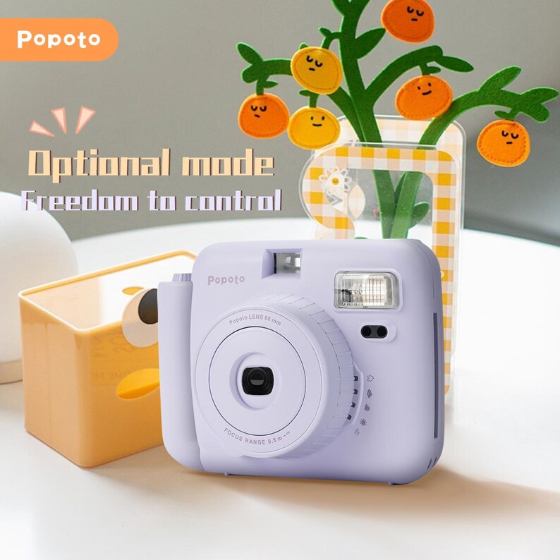 Capture Memories With the Popoto Instant Camera Bundle Purple Set ...