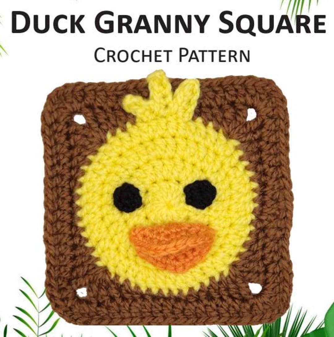Duck Granny Square, Granny Square Digital File - Etsy