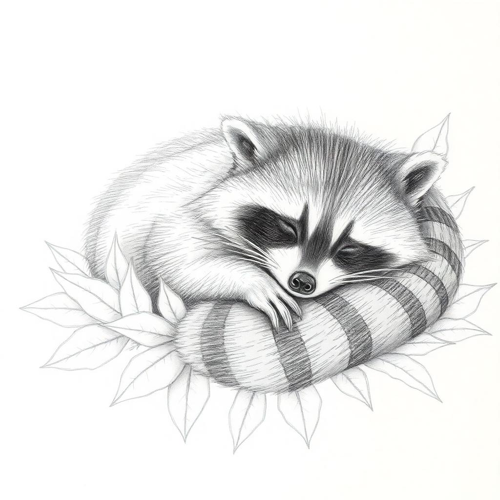 10 Cute Raccoon Coloring Pages – Printable Fun for Kids and Adults! - Etsy