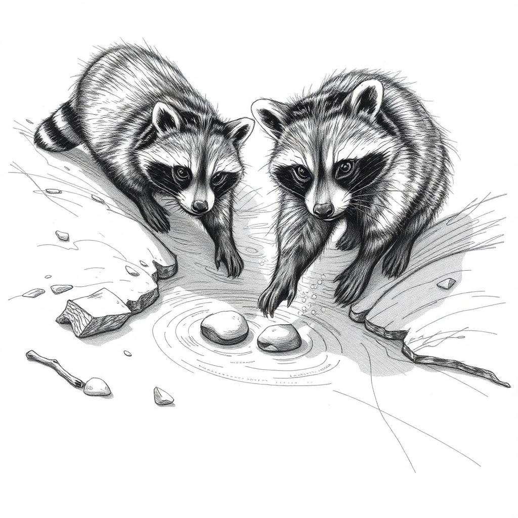 10 Cute Raccoon Coloring Pages – Printable Fun for Kids and Adults! - Etsy