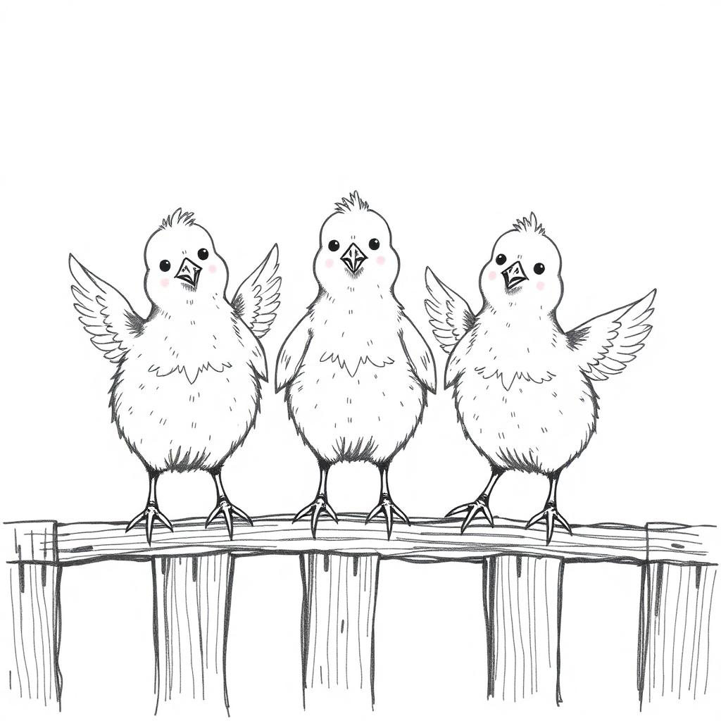 10 Cute Chick Coloring Pages – Printable Fun for Kids and Adults! - Etsy