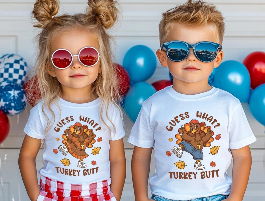 Guess What Turkey Butt PNG, Funny Thanksgiving Turkey Design, Cute Kids ...