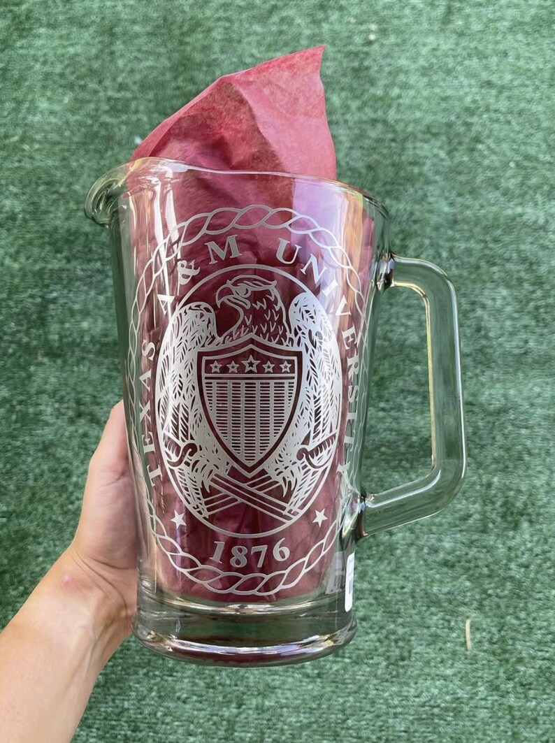 Aggie Ring Dunk Pitcher - Bluemoondesignco - Etsy