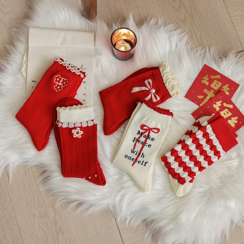 2025 New Year Socks, Holiday Celebration, New Generation of Sock Design ...