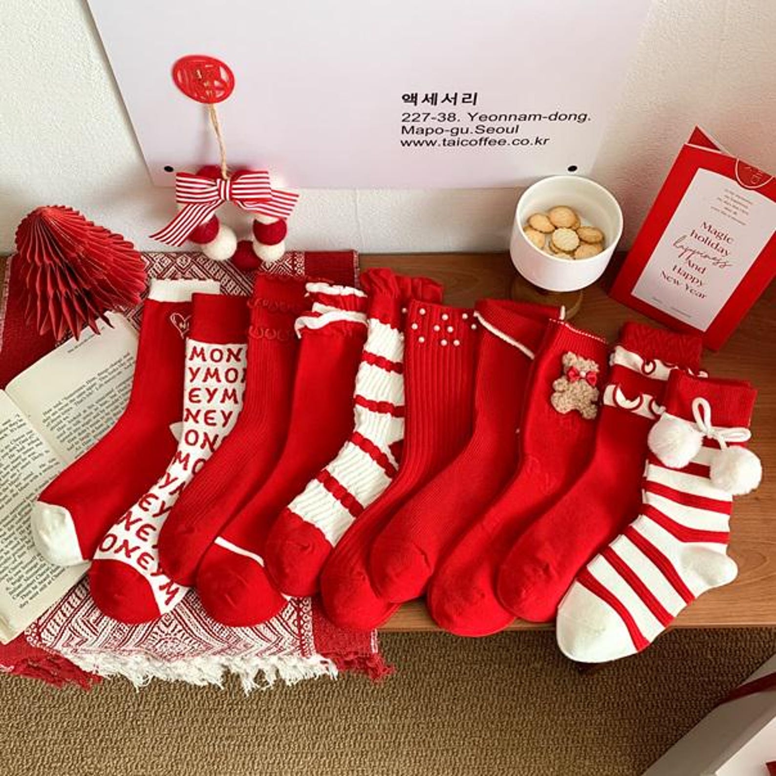 2025 New Year Socks, Holiday Celebration, New Generation of Sock Design ...