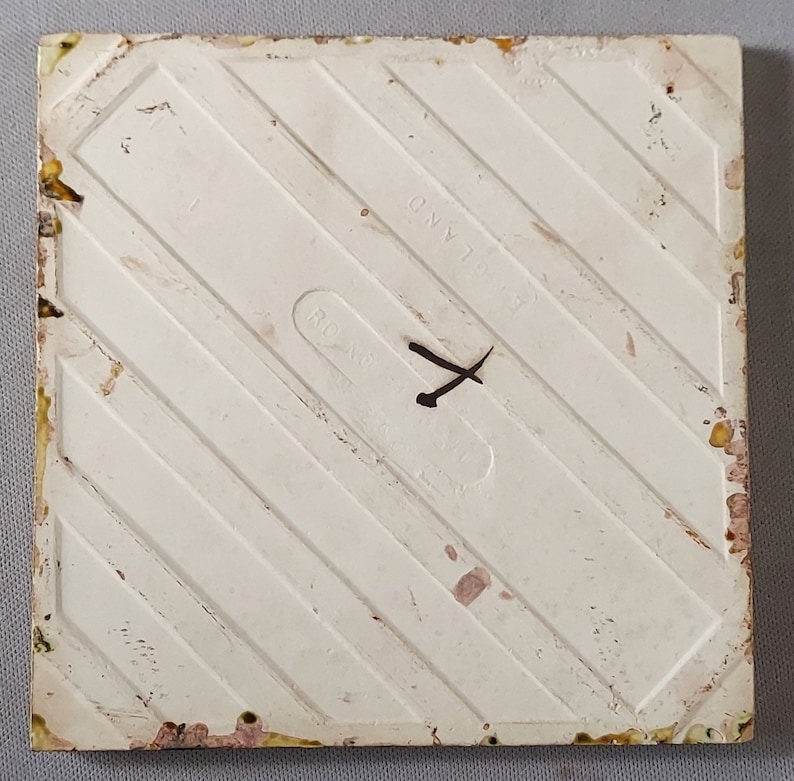 Bold Antique English Art Nouveau Tile by Henry Richards - Etsy