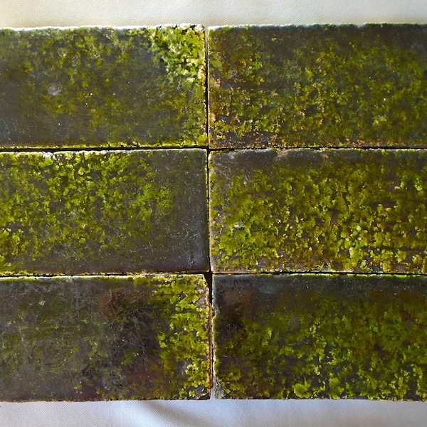 Craftsman Green Tiles - Etsy