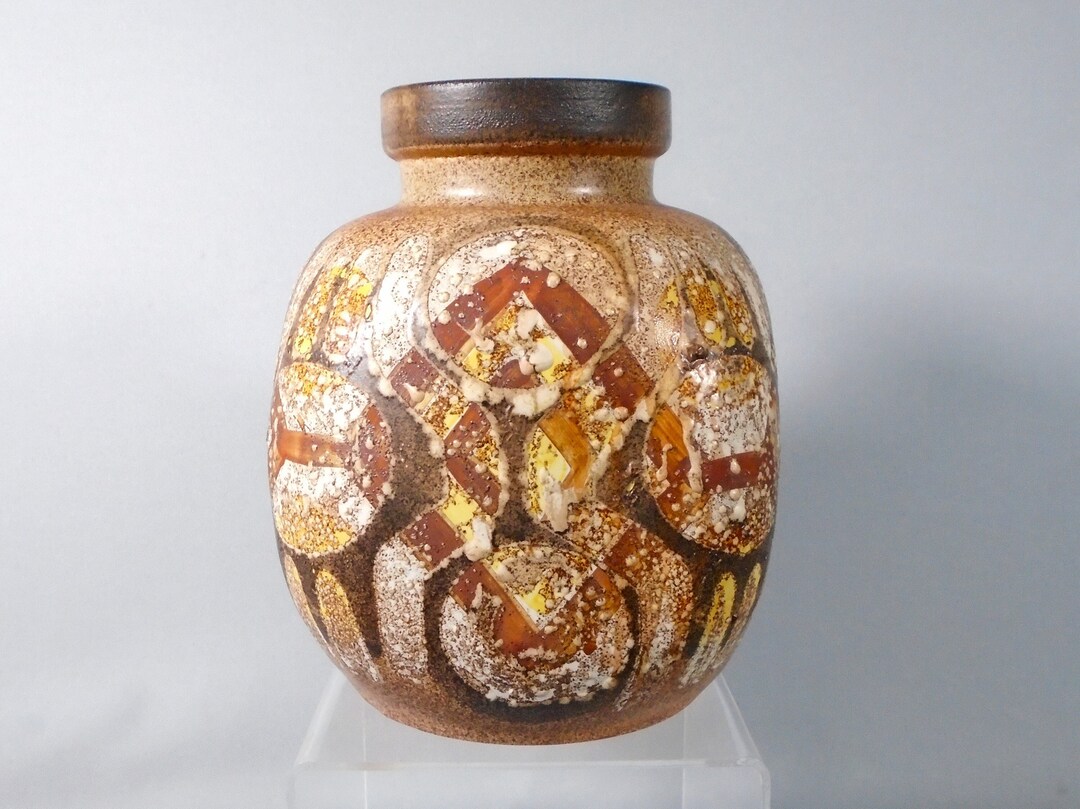 Large Lapid Pottery Israel Vase in the Danish Modern Style - Etsy