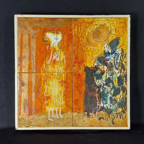 Modern Art Tile - Etsy