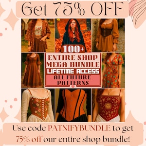 Classic Overbust Corset Sewing Pattern, Customizable Overbust Corset ...