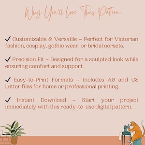 Classic Overbust Corset Sewing Pattern, Customizable Overbust Corset ...