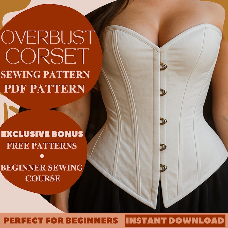 Edwardian Midbust Corset - Etsy