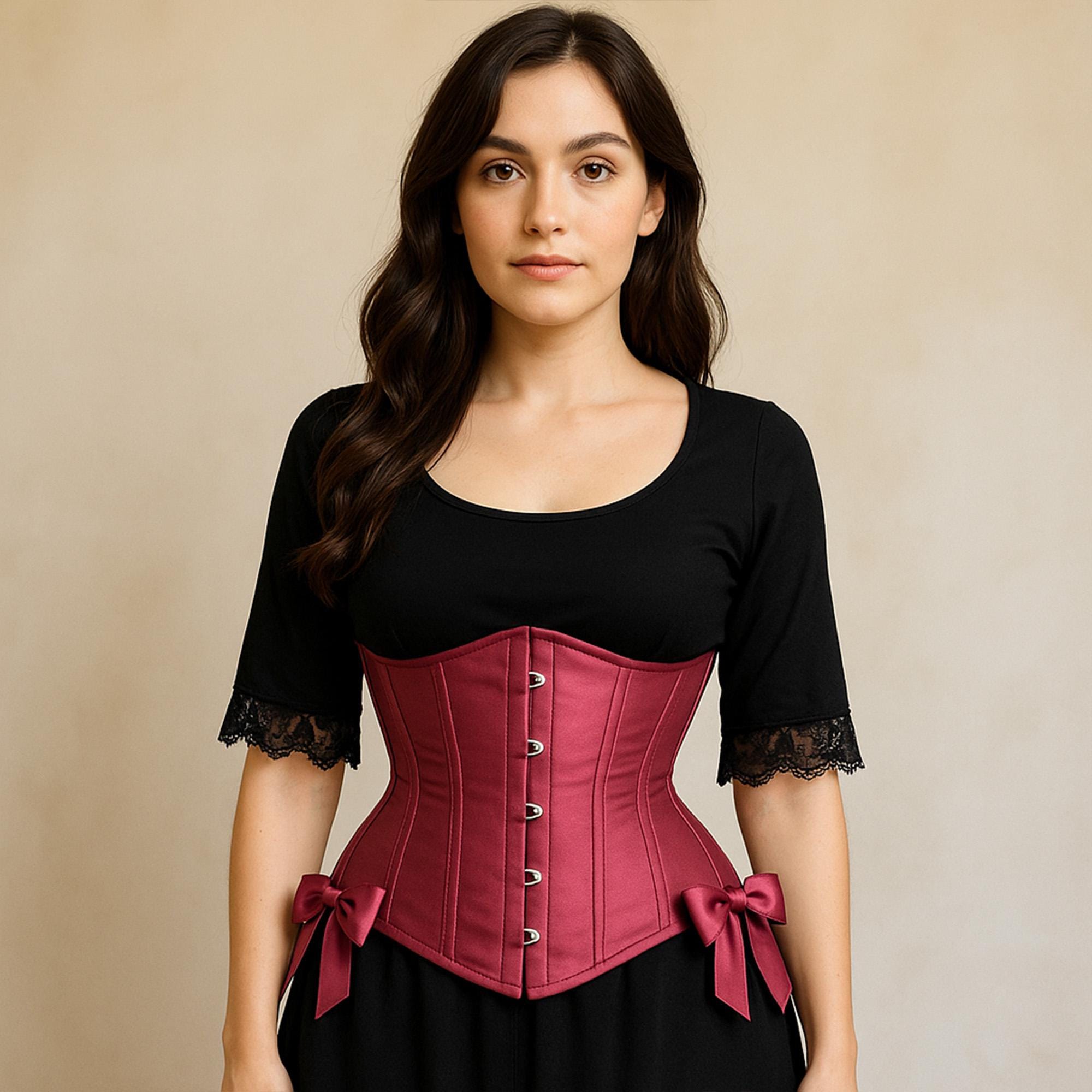 Cherry Lace Corset Sewing Pattern Structured Underbust Corset Pattern ...