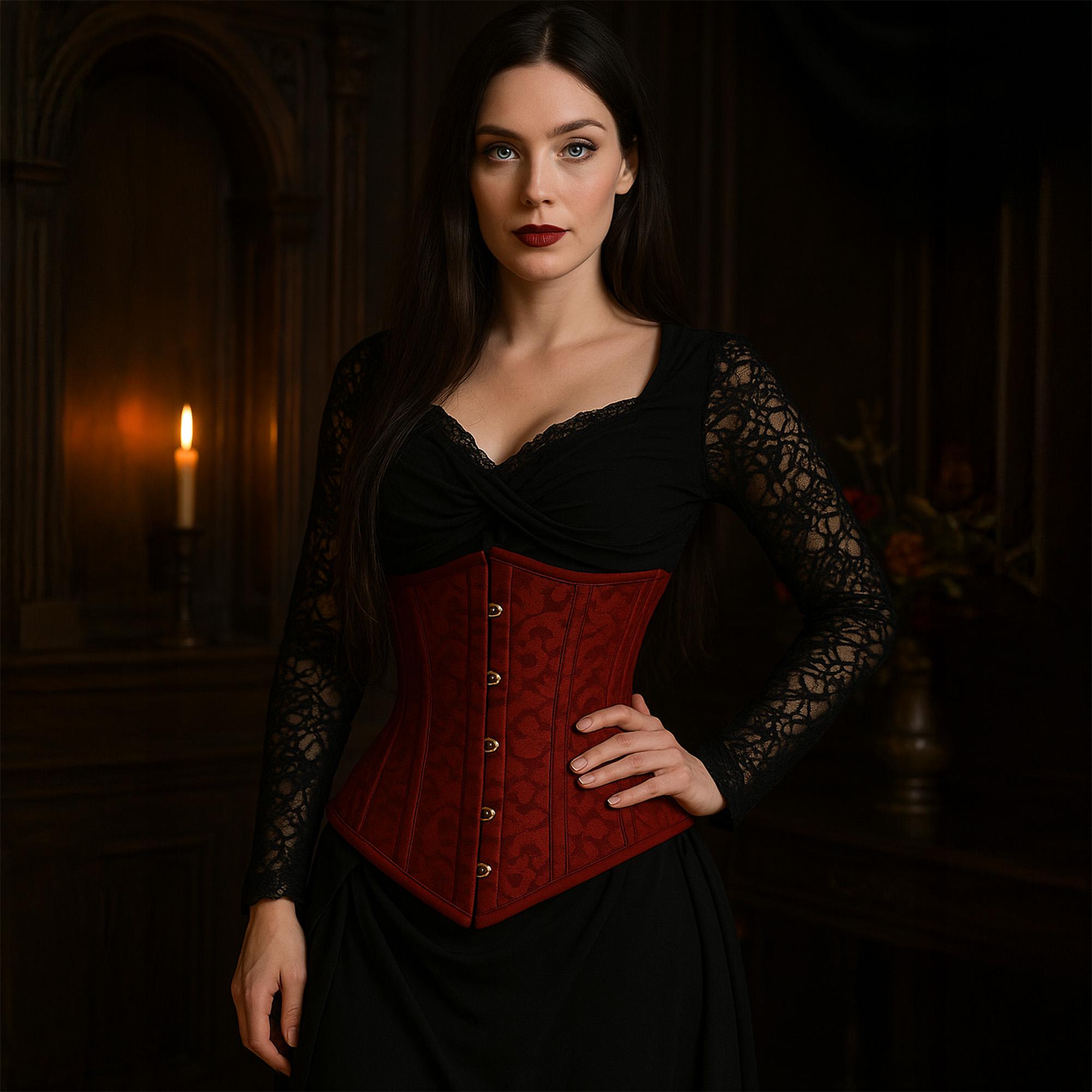 Gothic Underbust Corset Sewing Pattern, Everyday Wear Corset, Victorian ...
