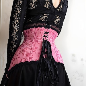 Stylish Victorian Corset Sewing Pattern, Vintage Customizable Underbust ...