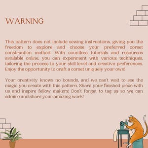 Classic Overbust Corset Sewing Pattern, Customizable Overbust Corset ...
