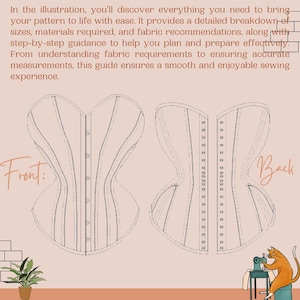 Classic Overbust Corset Sewing Pattern, Customizable Overbust Corset Pattern PDF, DIY Cosplay ...