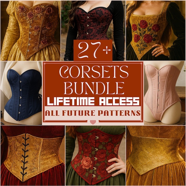 Womens Corsets Patterns - Etsy UK