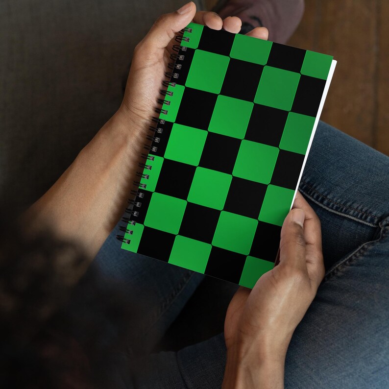 Tanjiro Pattern Spiral Notebook, Anime, Patterns, Stationery - Etsy
