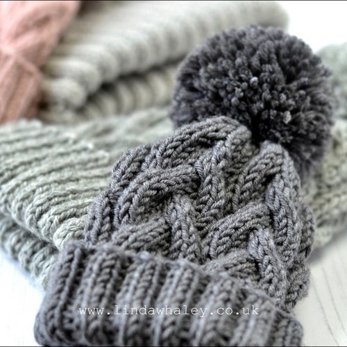SIMPLE BOBBLE HAT Knitting Pattern Jasper Bobble Hat for Baby | Etsy