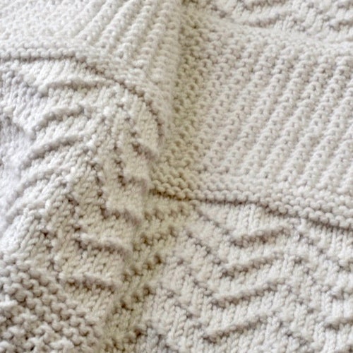 SIMPLE BLANKET / AFGHAN Knitting Pattern Eris Blanket | Etsy