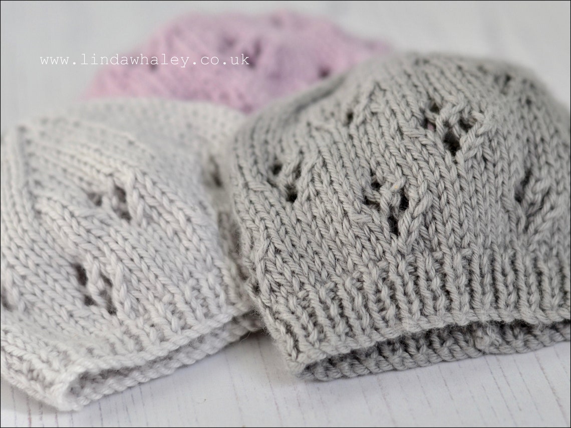 Preemie, Newborn, Baby Hat Simple Knitting Pattern Lucy - Etsy