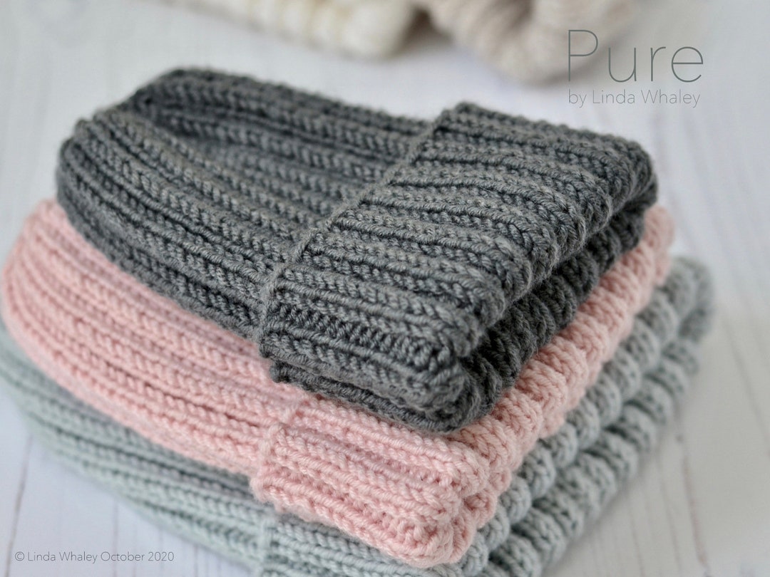 SIMPLE DK KNITTING Pattern Mikki Rib Hat - Etsy
